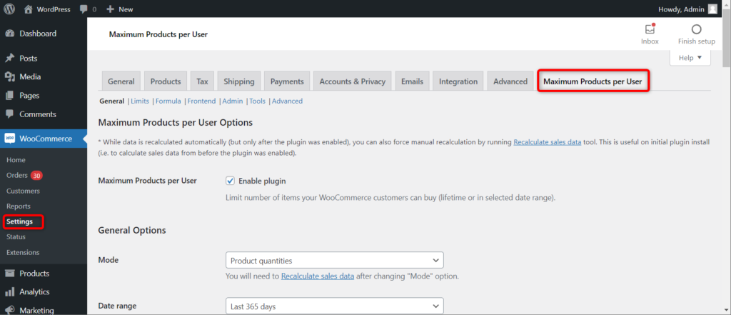 How To Limit Minmax Quantity Per Customer In Woocommerce Wpfactory Plugins