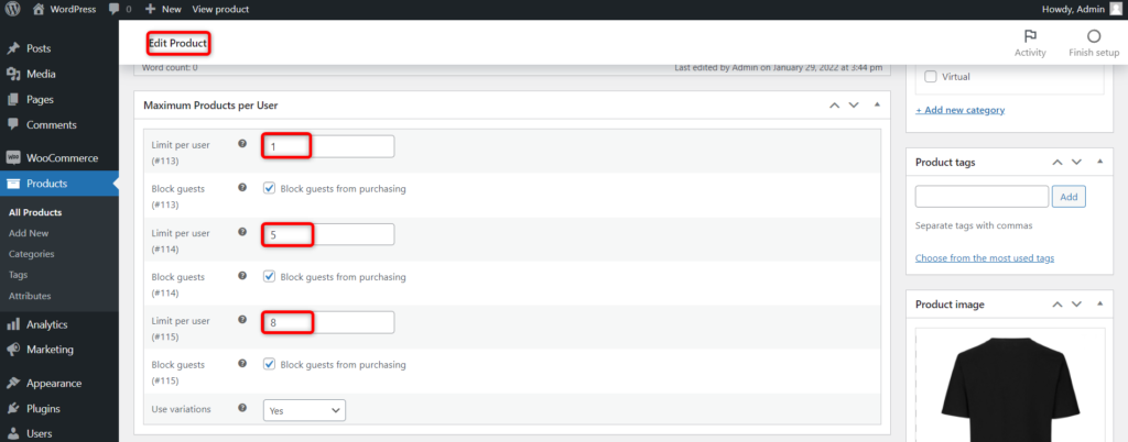 How To Limit Minmax Quantity Per Customer In Woocommerce Wpfactory Plugins