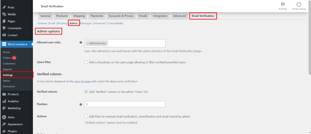 Managing User Verification from the Admin Panel - WPFactory