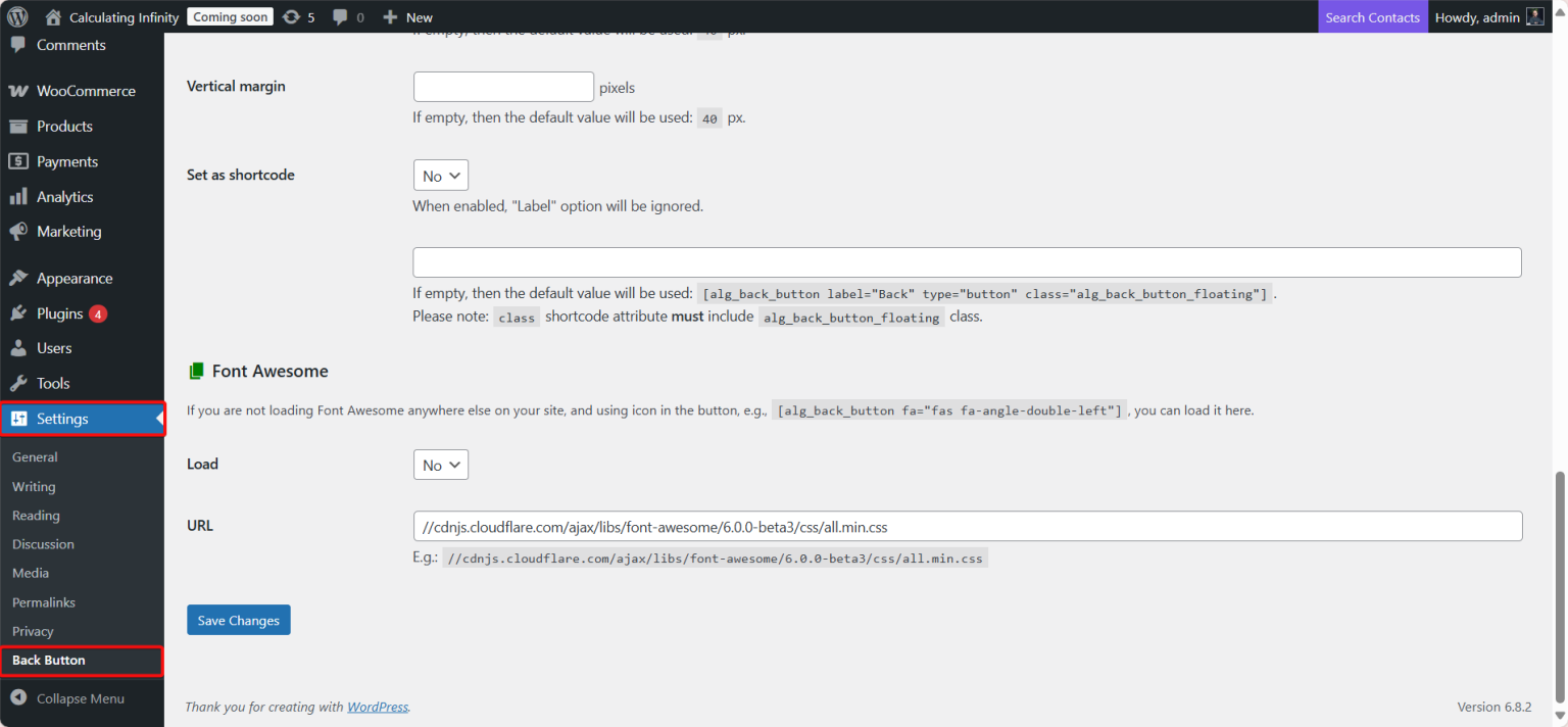 How to Add a Back Button Anywhere on Your WordPress Site - WPFactory Plugins