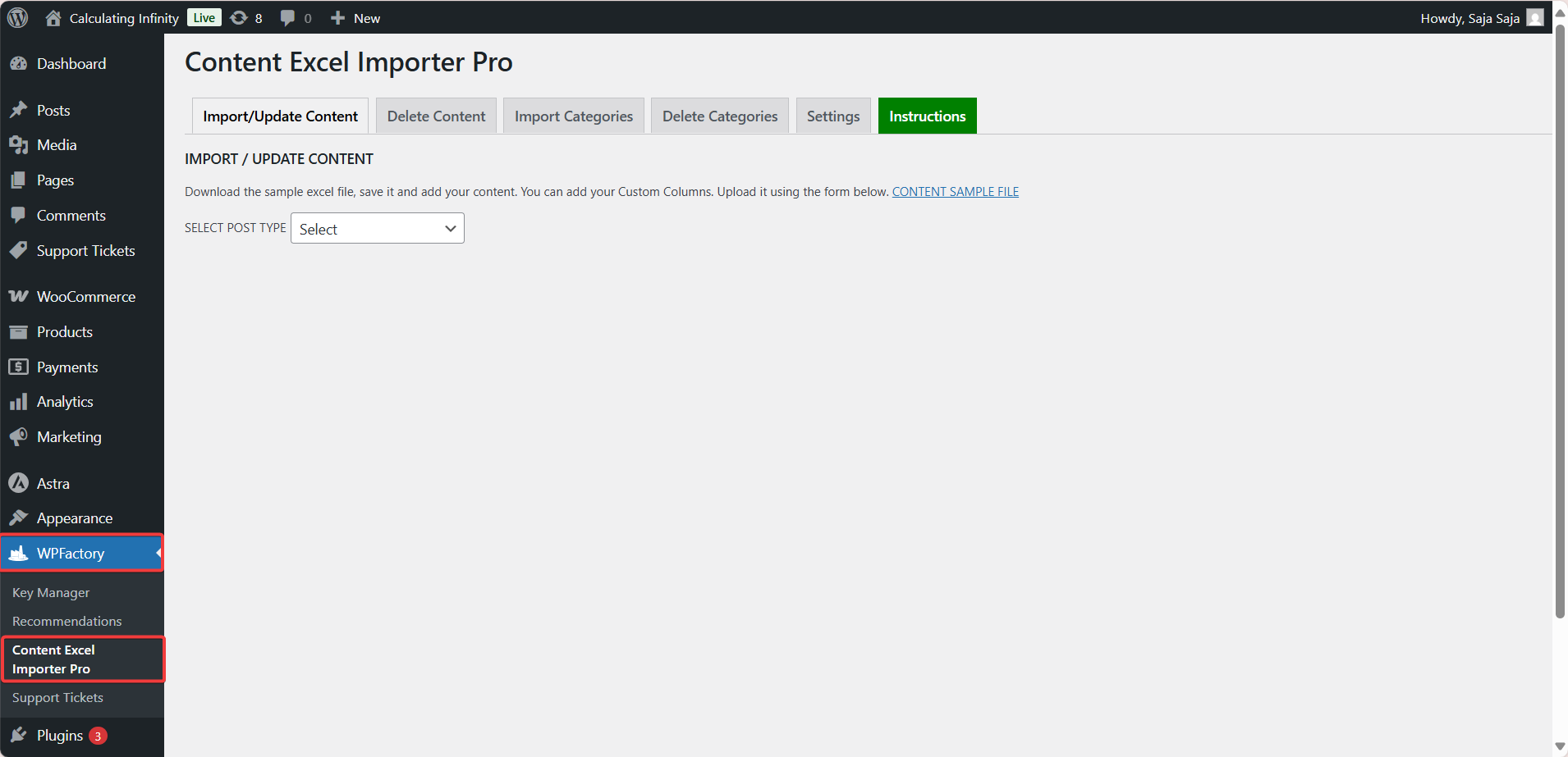 How to Use Content Importer for WordPress & WooCommerce with Excel ...