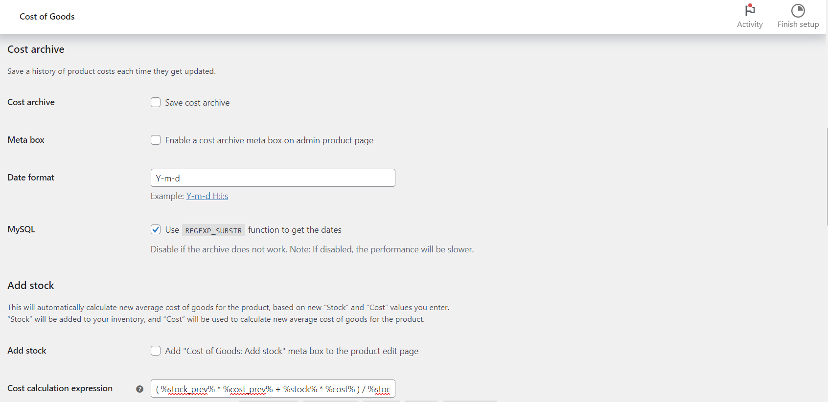 WooCommerce Cost of Goods: Product Cost & Profit Calculator Plugin - WPFactory Plugins