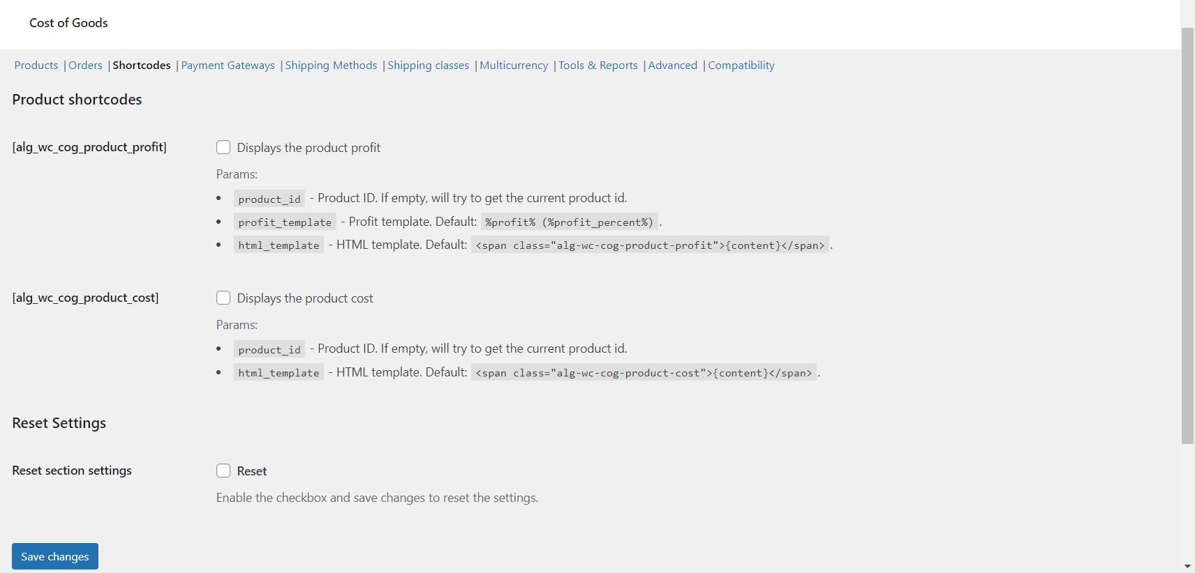 WooCommerce Cost of Goods: Product Cost & Profit Calculator Plugin ...