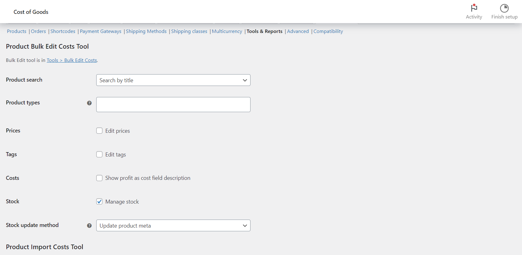 WooCommerce Cost of Goods: Product Cost & Profit Calculator Plugin - WPFactory Plugins