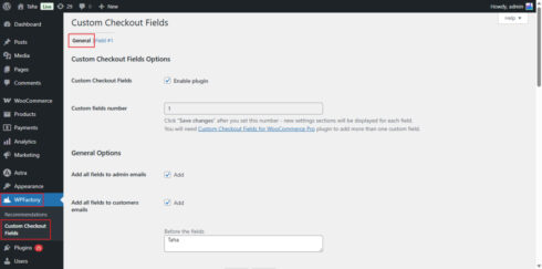 Exploring Settings for the Custom Checkout Fields - WPFactory