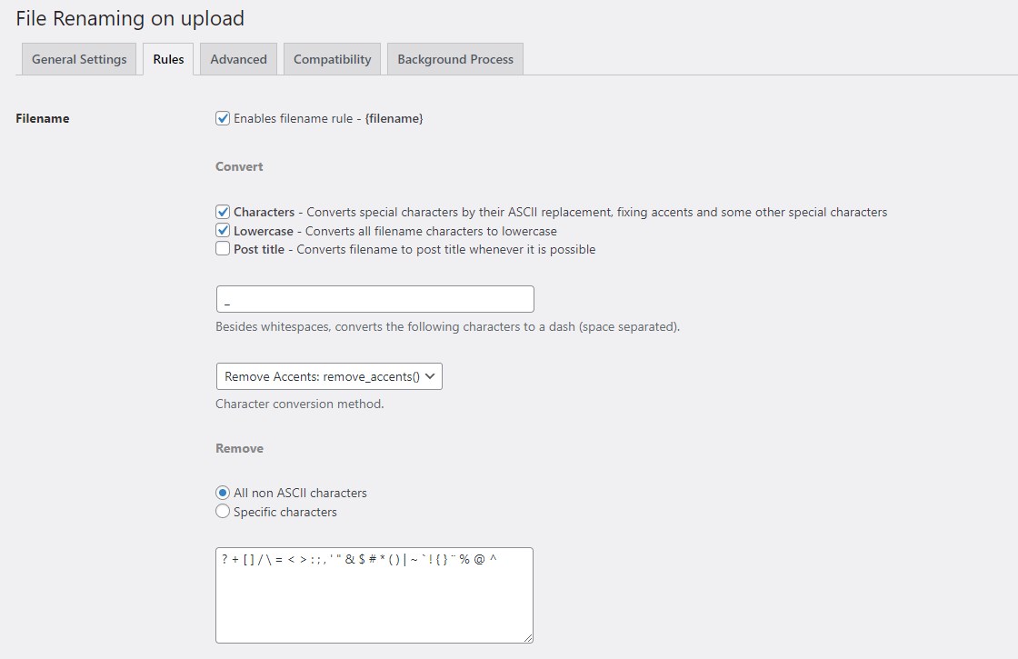 Rename Media Files on Upload: WordPress Image SEO Plugin - WPFactory ...