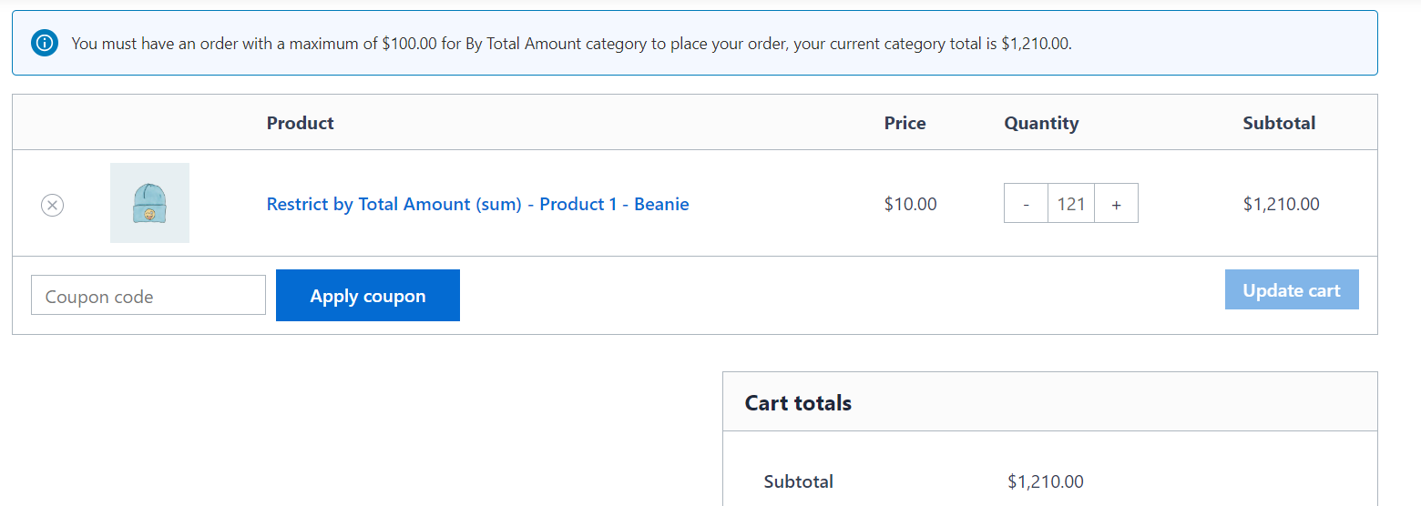 Order Minimum/Maximum Amount Limits for WooCommerce Plugin - WPFactory Plugins