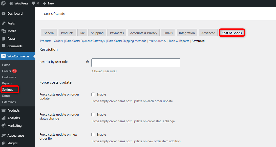 Intro: How to Use Cost of Goods Plugin - WPFactory