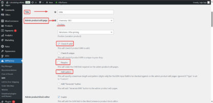 How to Set Up EAN Barcode Generator: UPC, ISBN & GTIN Inventory Plugin in WooCommerce ...