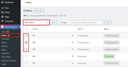 How to Change WooCommerce Order Status (Manual, Bulk & Automatic ...