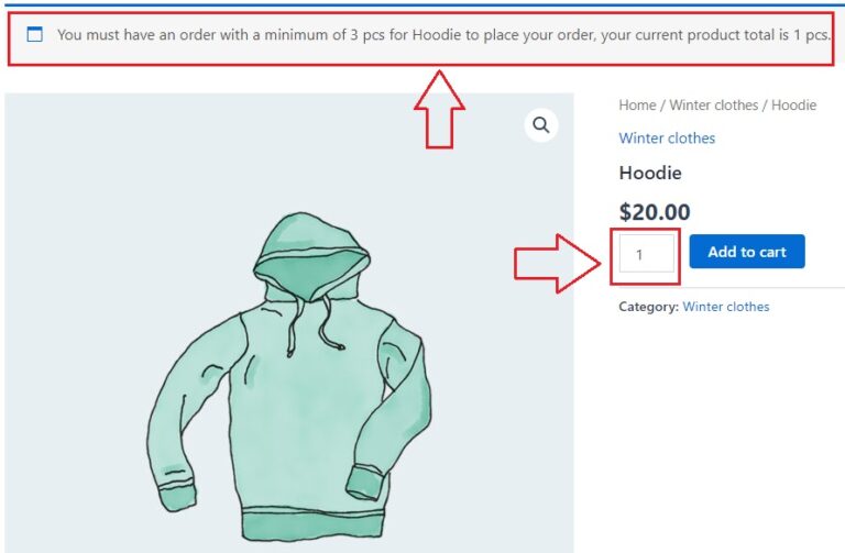 Set Woocommerce Minimum Order Quantity Per Product Wpfactory Plugins