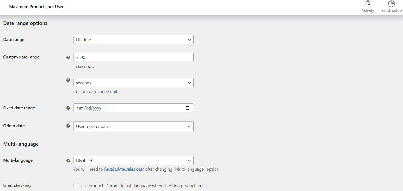 Restrict Maximum Products Per User For Woocommerce Wpfactory Plugins