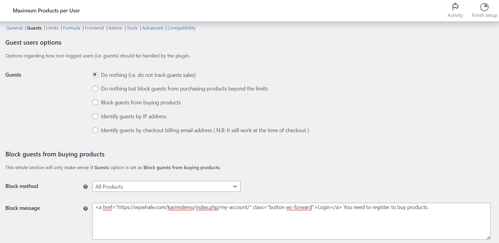 Restrict Maximum Products Per User For Woocommerce Wpfactory Plugins