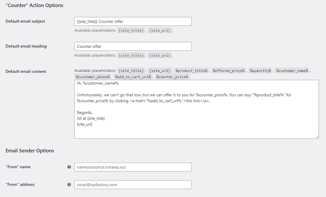 Name Your Price: Make Your Own Offer for WooCommerce Plugin - WPFactory Plugins