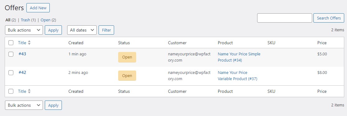 Name Your Price: Make Your Own Offer for WooCommerce Plugin - WPFactory Plugins