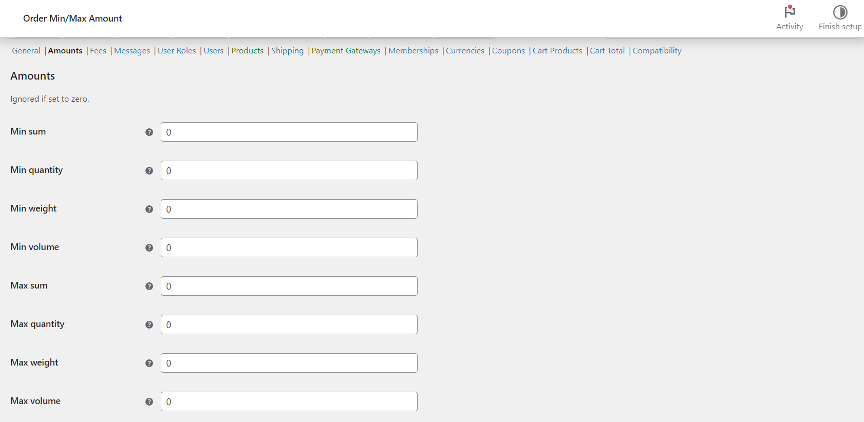 Order Minimummaximum Amount Limits For Woocommerce Plugin Wpfactory Plugins