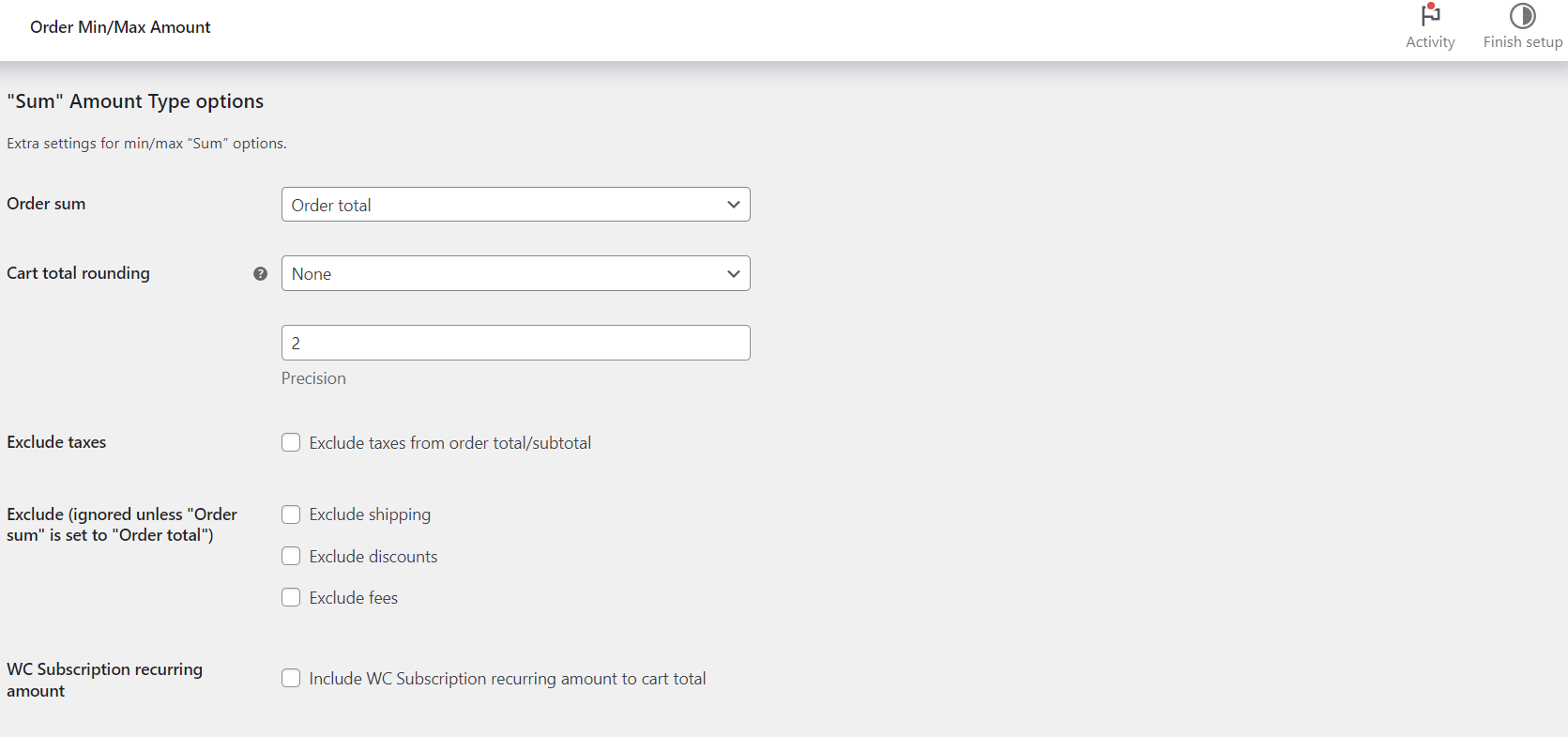 Order Minimum/Maximum Amount Limits for WooCommerce Plugin - WPFactory Plugins