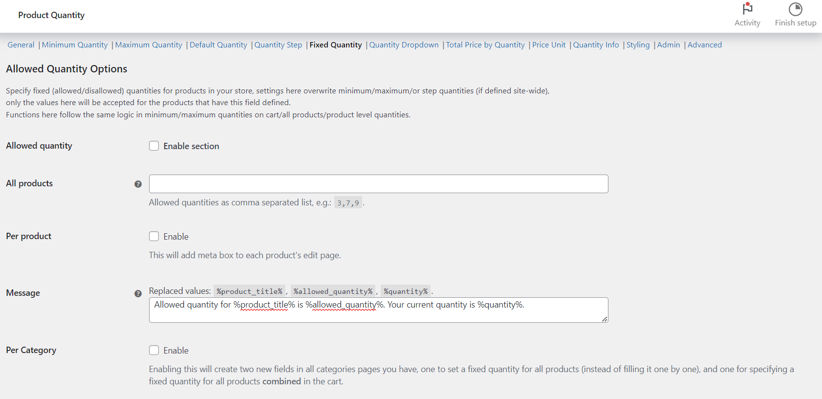 WooCommerce Min Max Step Quantity Limits Manager Plugin - WPFactory Plugins