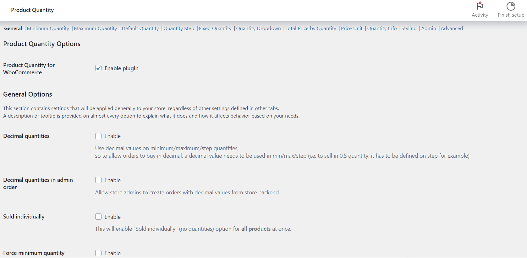 WooCommerce Min Max Step Quantity Limits Manager Plugin - WPFactory Plugins