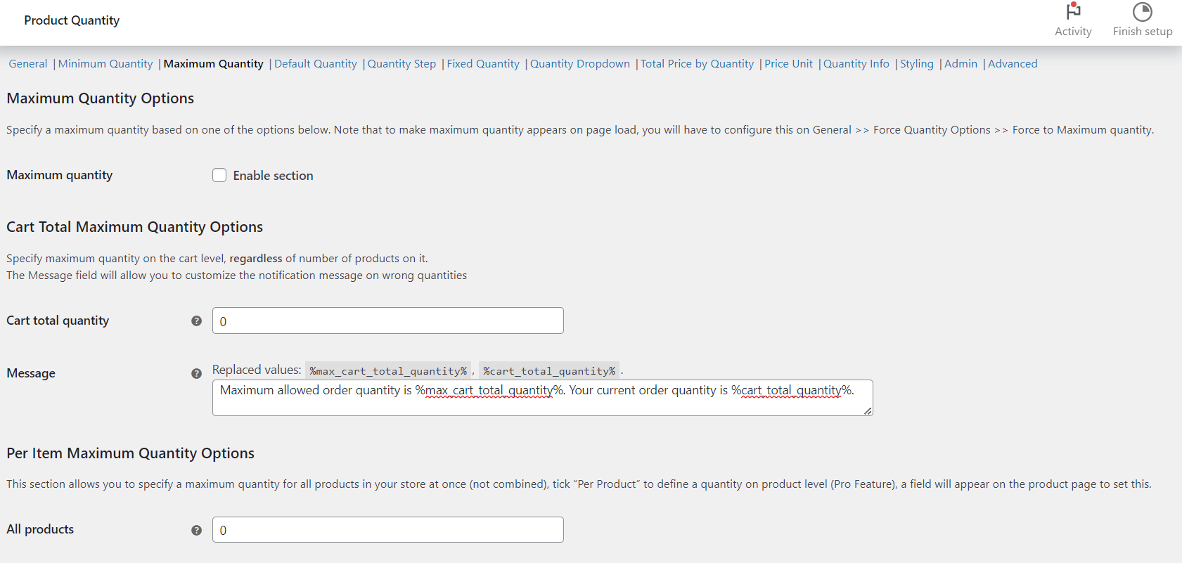 WooCommerce Min Max Step Quantity Limits Manager Plugin - WPFactory Plugins