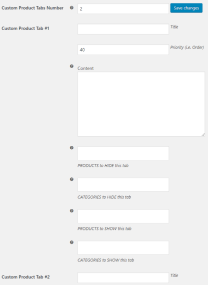 Custom Product Tabs for WooCommerce - WPFactory