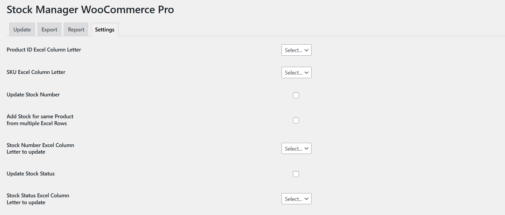 Products Stock Manager with Excel for WooCommerce Plugin - WPFactory Plugins