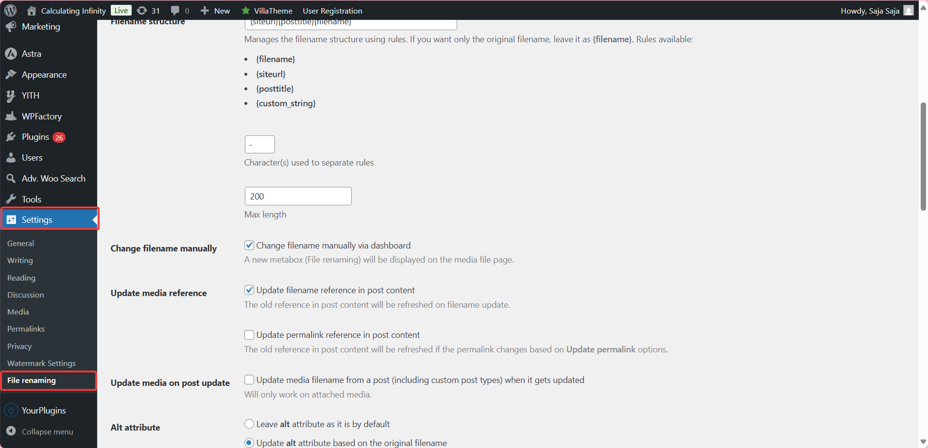 How To Automatically Rename Files On Upload In Wordpress Wpfactory