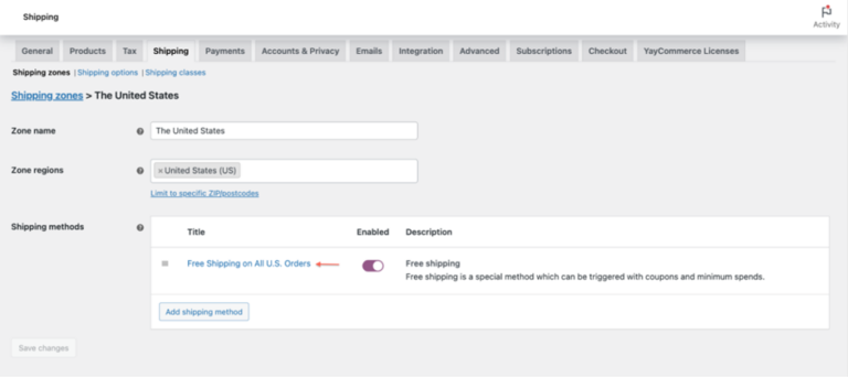 How To Setup Free Shipping Over Certain Amount On Woocommerce Step By Step Wpfactory Plugins