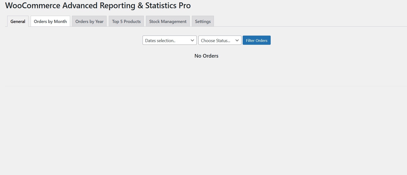 WooCommerce Advanced Reporting and Statistics Plugin - WPFactory Plugins