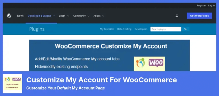 Best 5 Account Customization Woocommerce Plugins Wpfactory Plugins