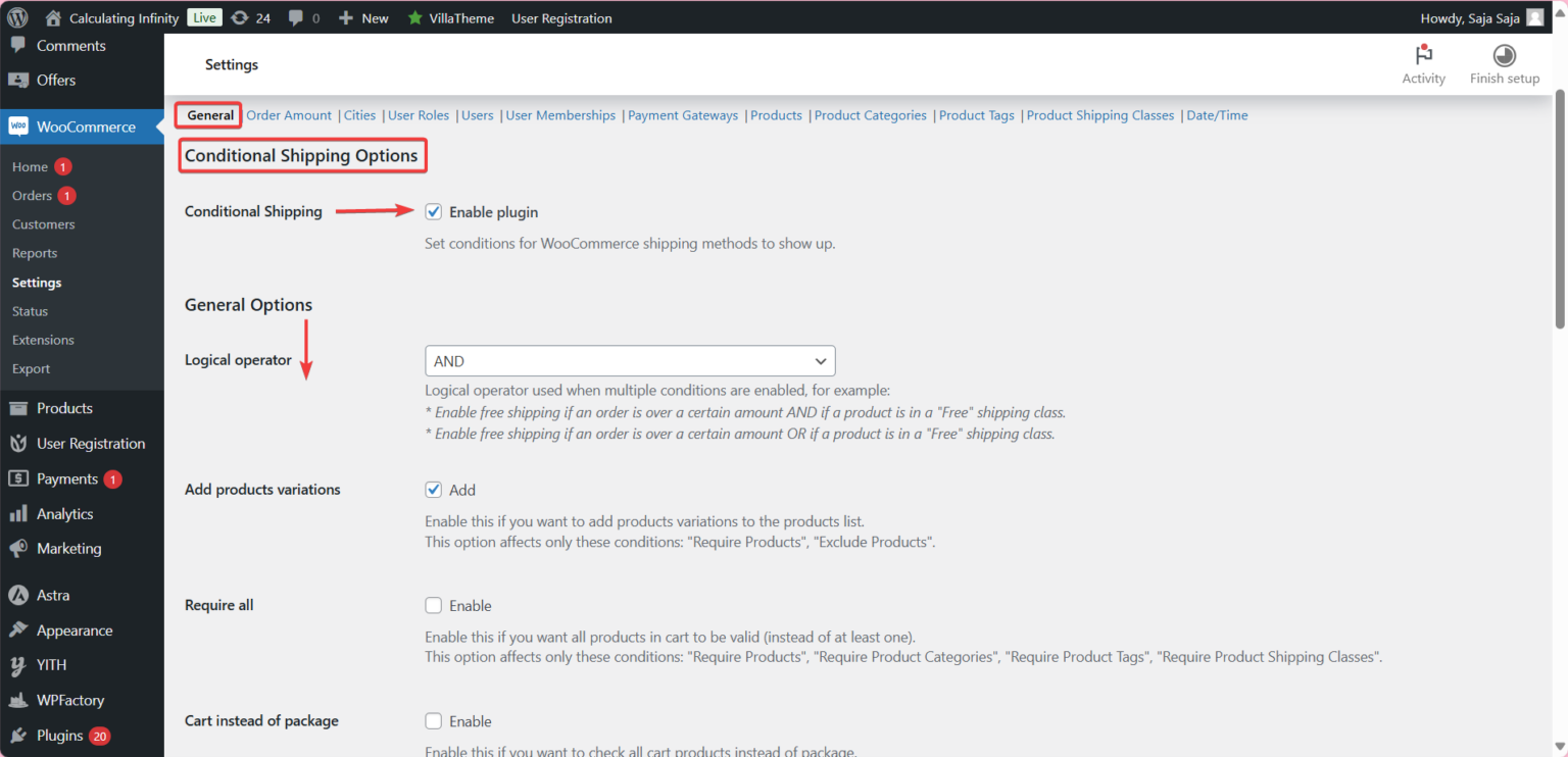 How To Use Conditional Rules To Restrict Woocommerce Shipping