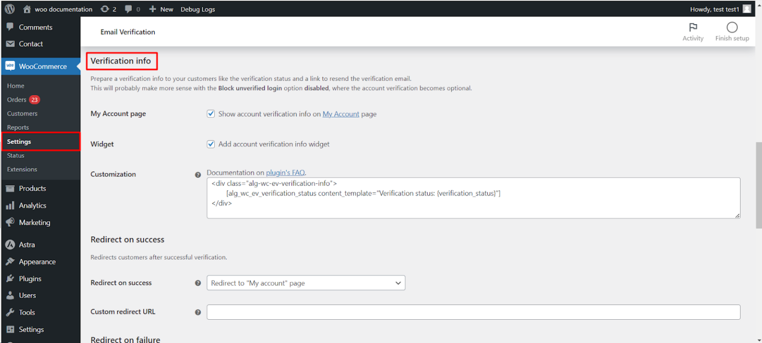 How to Display Verification Information in WooCommerce - WPFactory