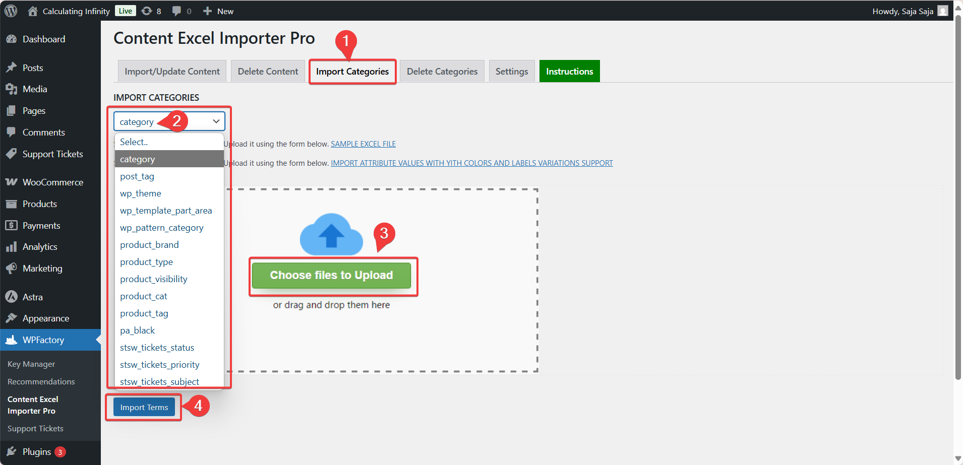 How to Use Content Importer for WordPress & WooCommerce with Excel ...