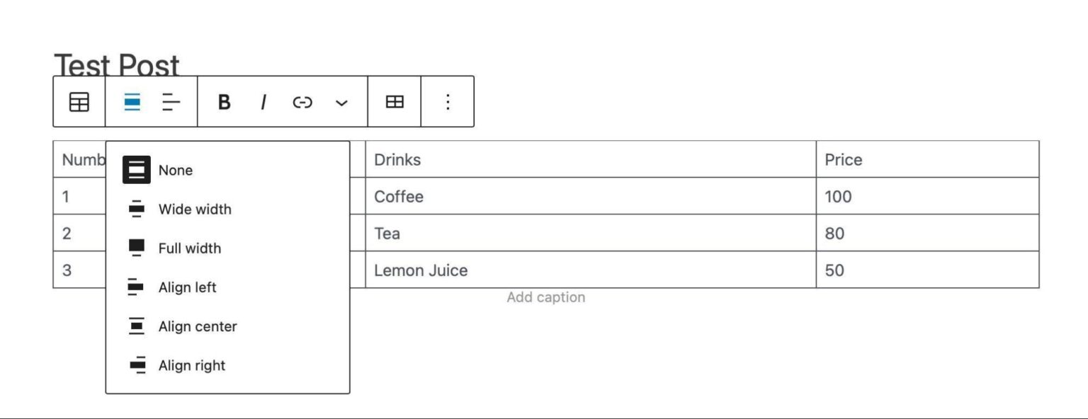 Adding Tables To Wordpress Without Plugins Using Block Editor Wpfactory Plugins 2570