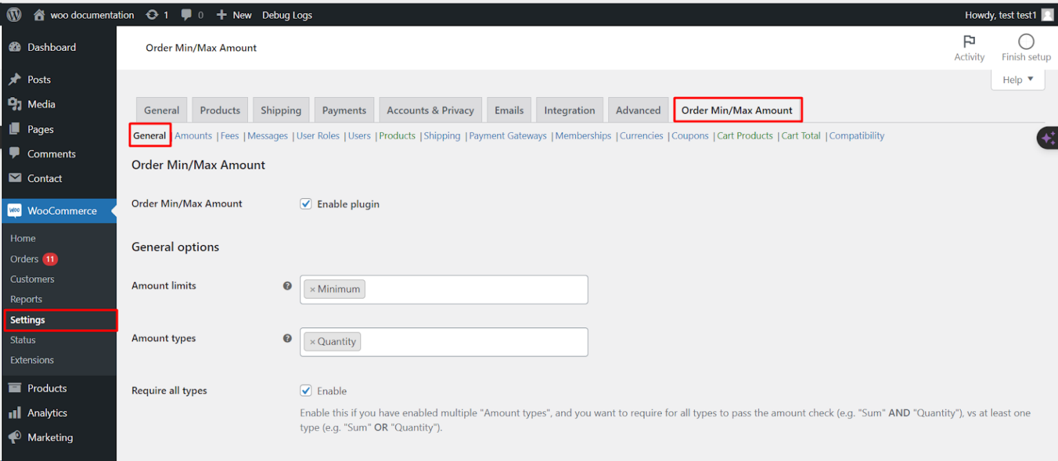 Setting Up Minimum/Maximum Purchase Limits for WooCommerce - WPFactory
