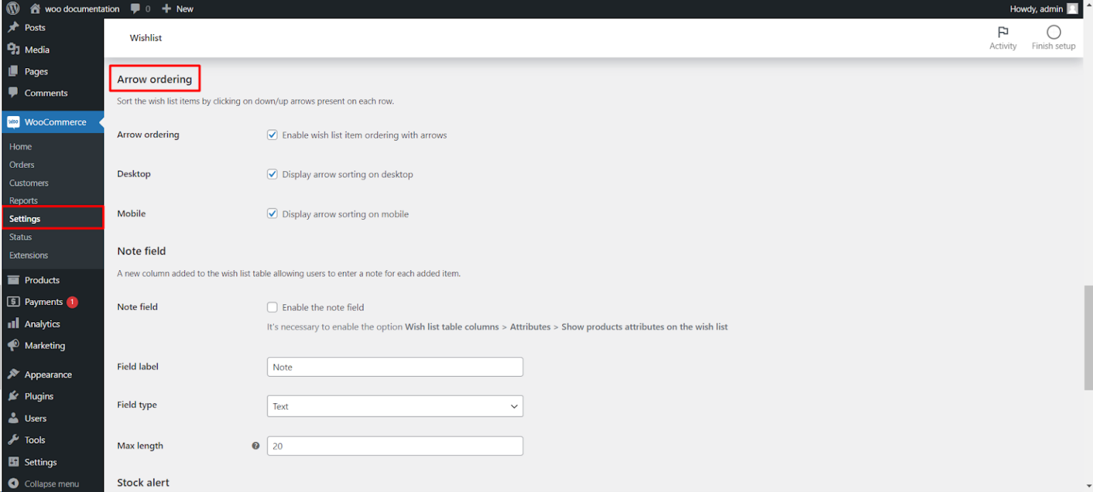 Drag and Drop with Arrows Wishlist Pro - WPFactory
