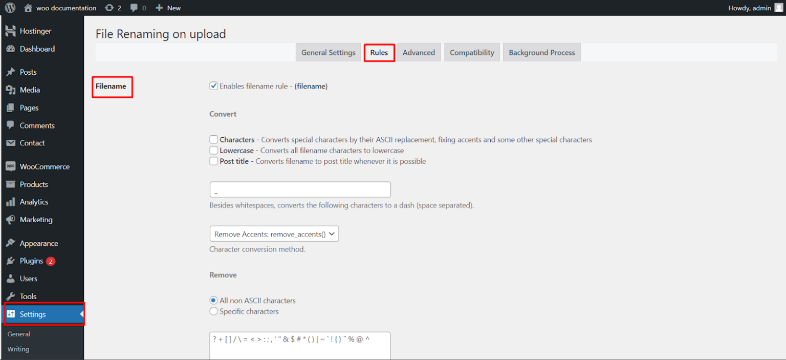 Understanding File Renaming Rules - WPFactory
