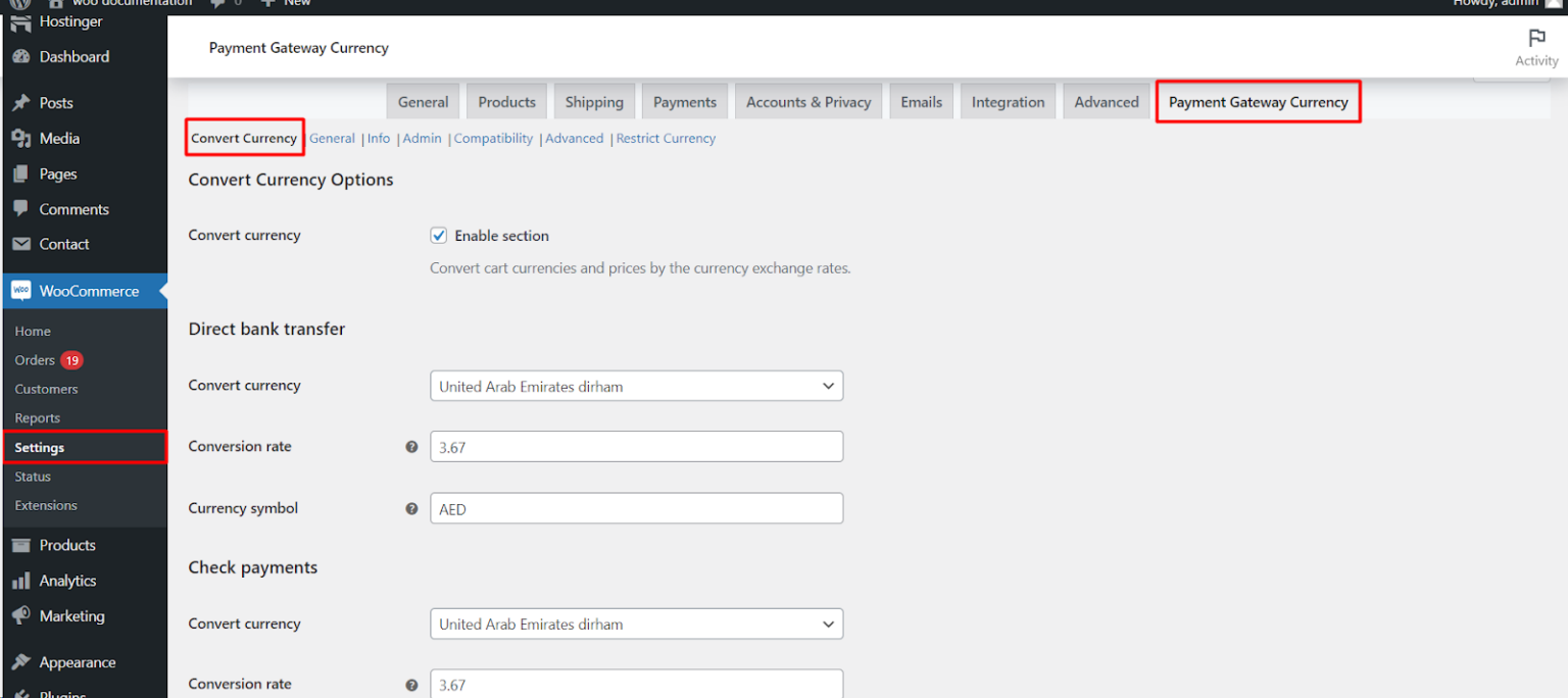 Convert Currency Options Explained - WPFactory
