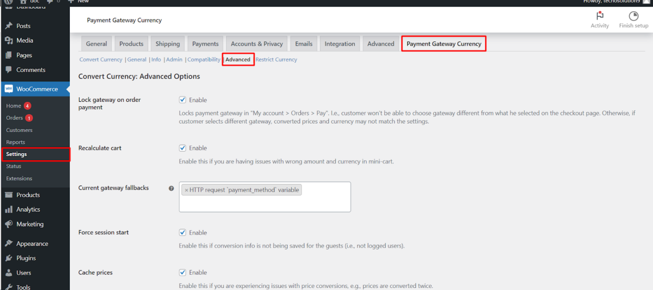 Convert Currency Advanced Options Explained - WPFactory