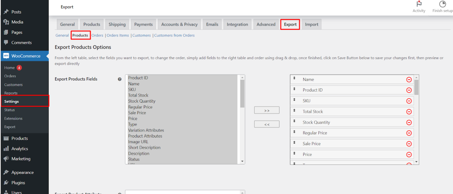 Exporting Products with Customization - WPFactory