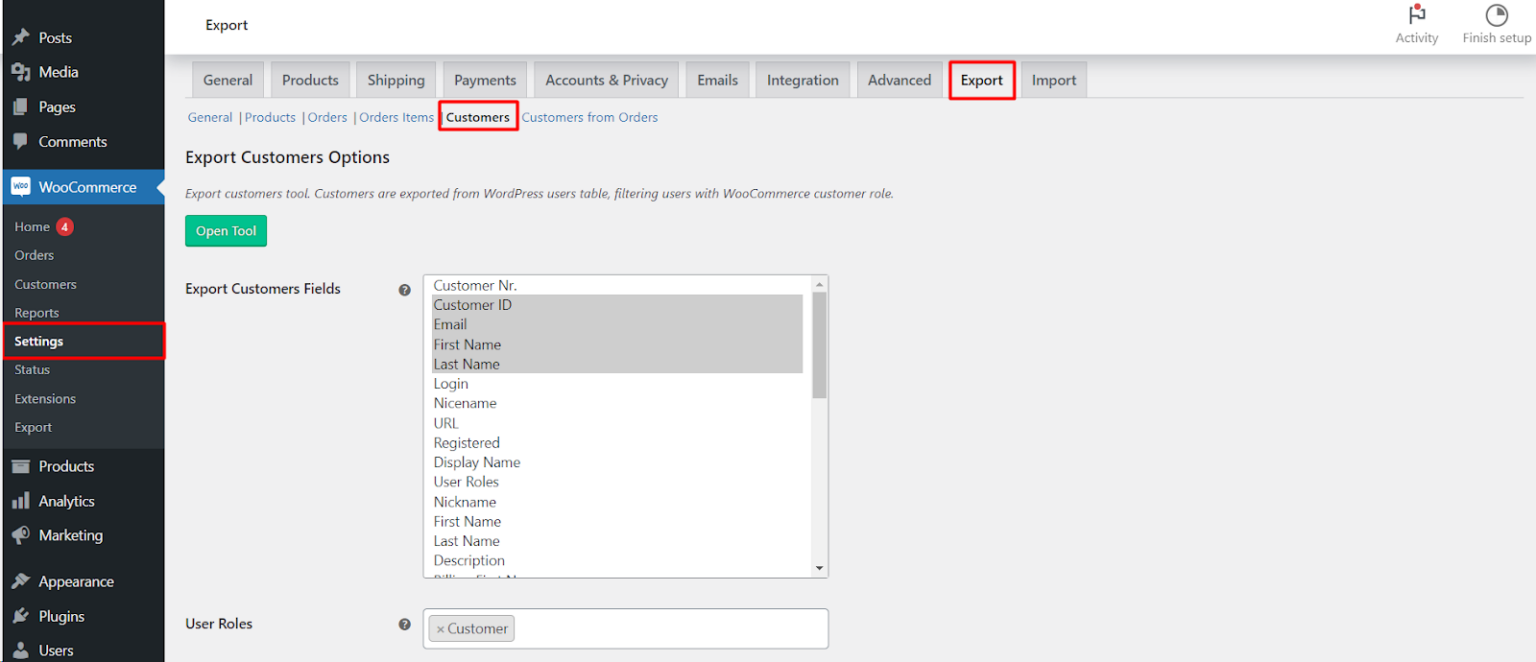 Exporting Your Customer Data - WPFactory