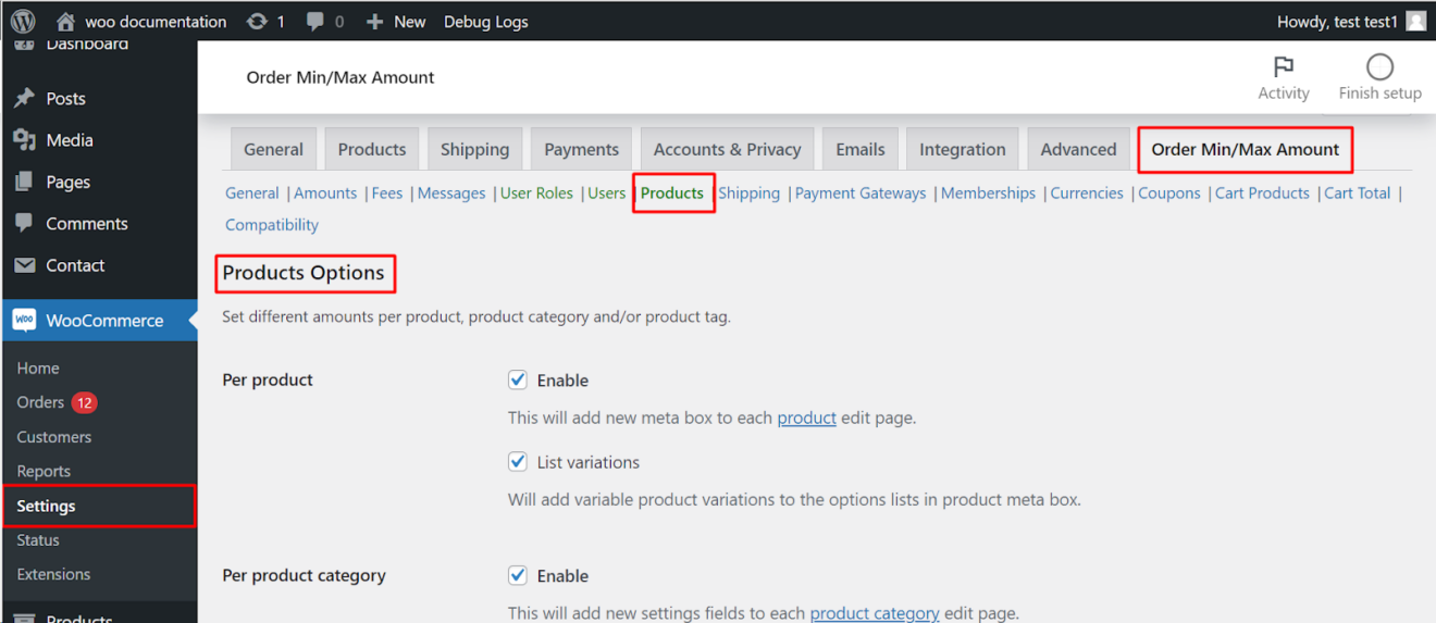 Setting Minimum Quantities by Product, Category, or Tag - WPFactory