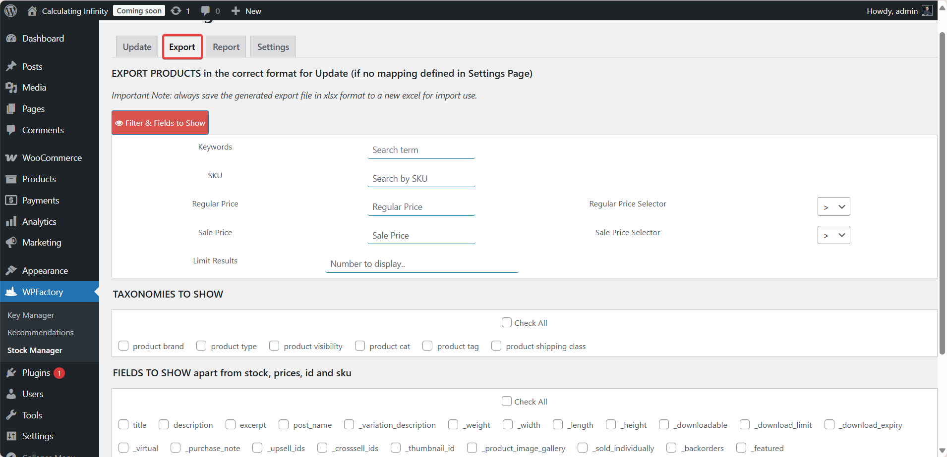 How to Manage WooCommerce Product Stock Easily Using Excel - WPFactory Plugins